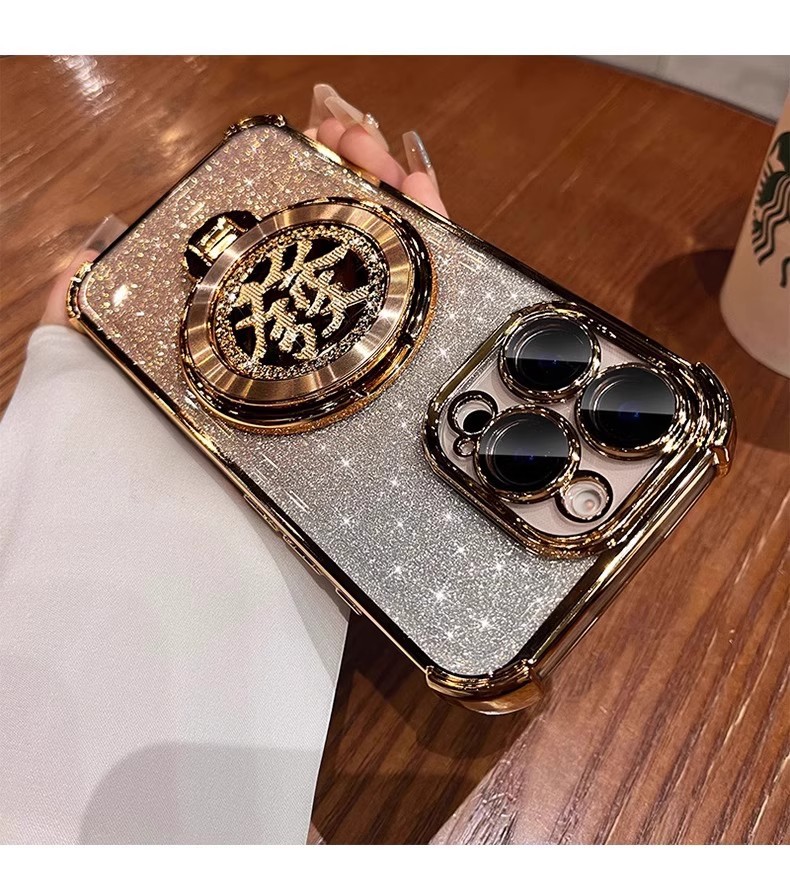 spin case with glitter design and Drop protection for iphone – iphone ...